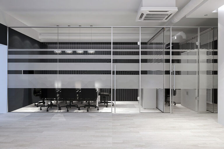 How to use glass partition walls to zone open-plan spaces - ABC Glass Processing